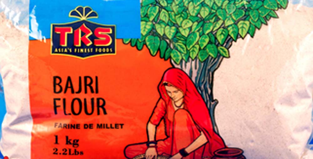 Bajri flour, Bajri Mehl,TRS/Heera/Banno, 1kg - Tukwila - Online Desi ...