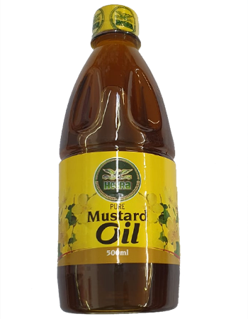 Heera Pure Mustard Oil, Senföl, pure, 500ml - Tukwila - Online Desi ...