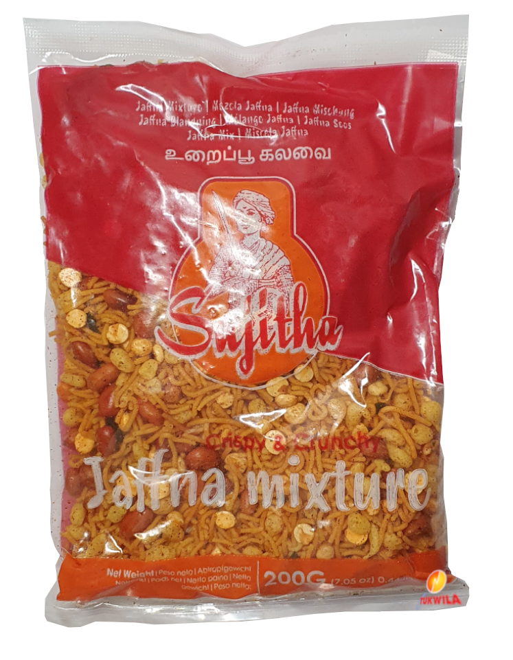 Sujitha Jaffna mixture, Snacks, Namkeen, Chanachur, 200g, MHD/BBF ...